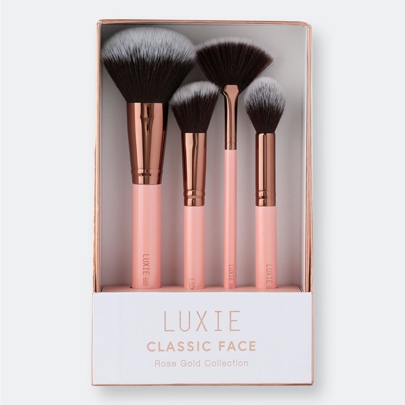 Luxie | Makeup | New Luxie Classic Face Brush Set Rose Gold Collection ...